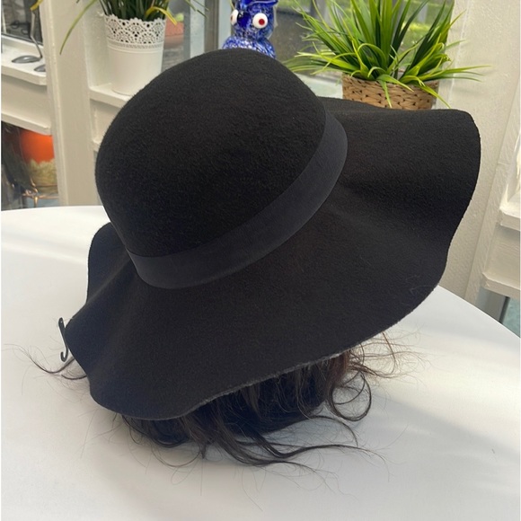 Studio | Accessories | Nwt Studio Wide Brim Black Hat | Poshmark